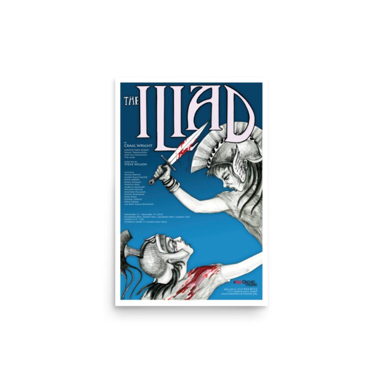 “The Iliad” 12×18″ Poster – A Red Orchid Theatre